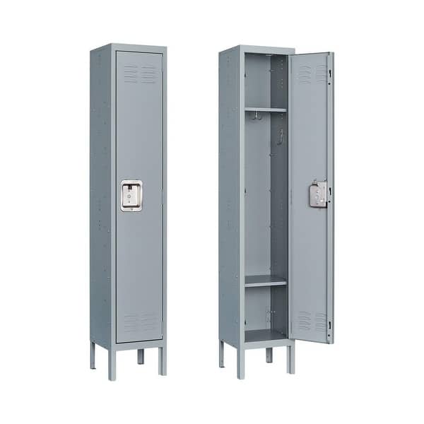 66" Tall Steel Lockers Garage Storage Employees Storage Cabinet with ...