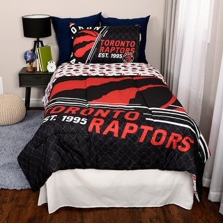 NBA Toronto Raptors 4-Piece Twin Bedding Set in a Bag - Bed Bath ...