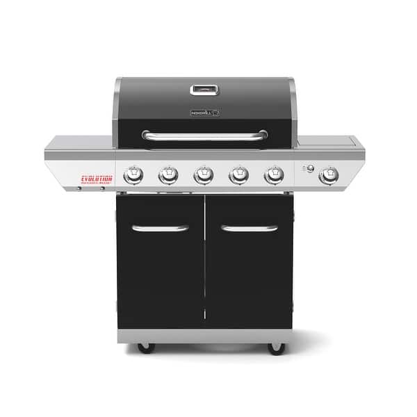 Nexgrill Premium Evolution 5-Burner Propane Gas Grill w/ Side Table ...