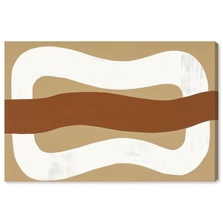 Minimal Wavy I Canvas by Art Remedy, Gallery Wrapped - Bed Bath ...