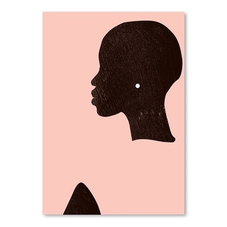 Americanflat - Pink Silhouette I by Jennifer Paxton Parker by World Art ...