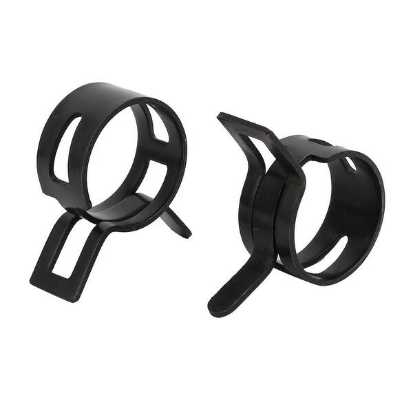 20 Pcs 21mm Spring Type Action Fuel Hose Pipe Air Tube Clip Clamp ...