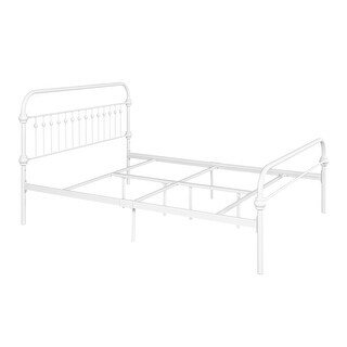Queen Size Superior Quality Metal Panel Bed Frame, Box Spring Needed ...
