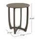 Convex Cross-Stretcher End Table Bistro Table Coffee Table - Bed Bath ...