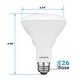 Luxrite BR30 LED Flood Light Bulb, 8.5W, 650 Lumens, Dimmable, Damp ...