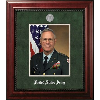 Patriot Frames Army 8x10 Portrait Executive Frame with Silver Medallion ...