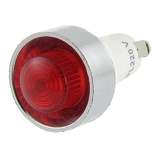 AC 220V Red Cap Emergency Signal Indicator Light Lamp - Bed Bath ...