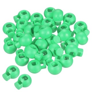 Cord Locks, 30 Pack Ball Spring Toggle Stopper, Pine Green - Pine Green ...