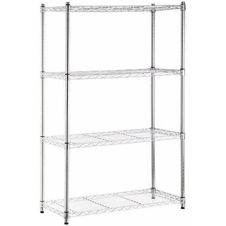 Simple Style Deluxe Heavy Duty 4-Shelf Shelving, Metal Organizer ...