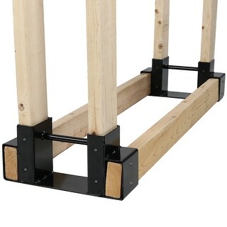 Standard Firewood Log Rack Brackets - 3 Pairs of Brackets - Bed Bath ...
