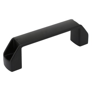 Cabinet Door Aluminium Alloy Pull Handle Grip Black 120mm Hole Spacing ...