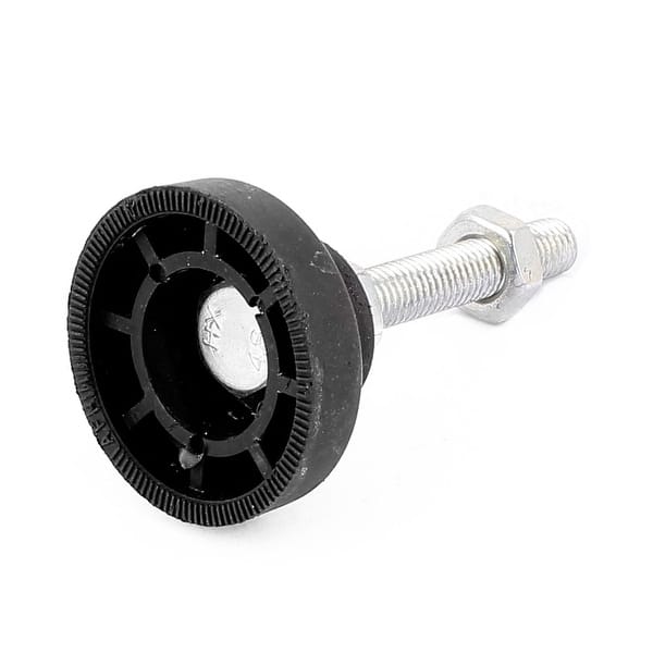 3pcs 10mm Dia Thread Rubber Base Desk Furniture Glides Leg Adjustable ...