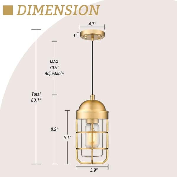 2 pack mini pendant light industrial gold ceiling pendant lamp tempered ...