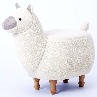 Animal Ottoman with Detachable Legs, Cute Footrest Stool, Creative Sofa ...
