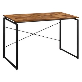 Alisa Writing Desk with Metal Sled Base - Bed Bath & Beyond - 38039984