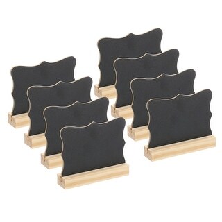 Mini Tabletop Chalkboard Signs with Easel Stand Irregular Shape, 3.9"x3 ...