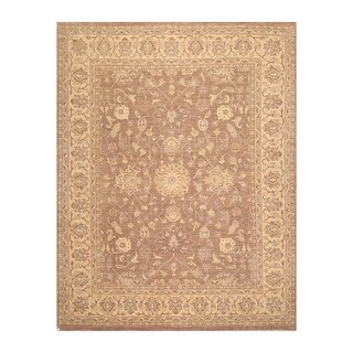 Hand Knotted Brown,Beige Persian Wool Oriental Area Rug (8x10) - 8' x ...