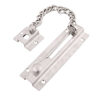 Hotel Dorm Door Security Stainless Steel Lock Latch Chain Catch Locking ...