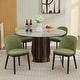 Upholstered Dining Chairs,Modern Fabric Kitchen Side Chairs with Thick ...