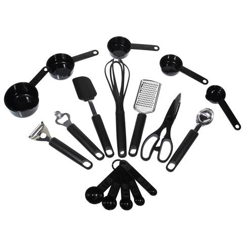 Kitchen&Co. 9 pc Ergonomic handle Kitchen Tools Set - Overstock - 33227288