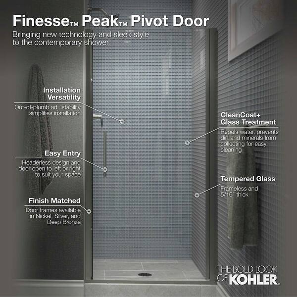 Sterling 5699-34-G05 Finesse 67" High x 34-1/2" Wide Swinging - Bed ...