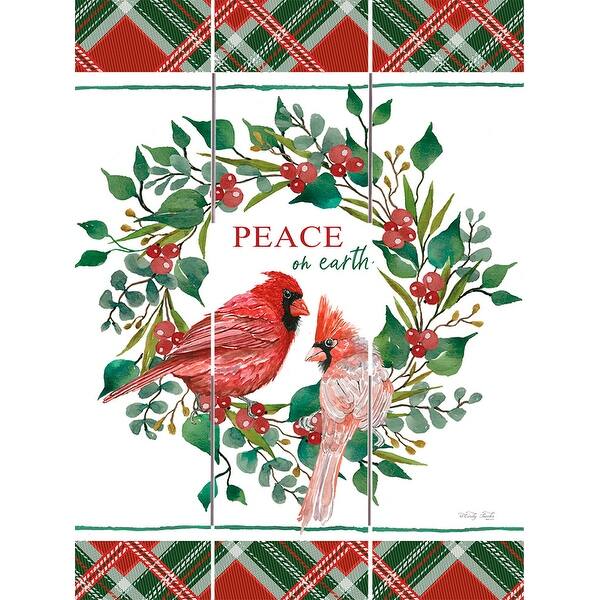 Wood Pallet Art - Peace on Earth Cardinals - Bed Bath & Beyond - 34493765