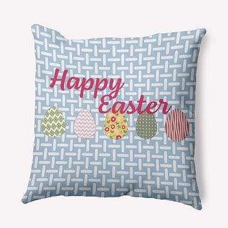 Happy Easter Polyester Indoor Pillow - Bed Bath & Beyond - 37165845