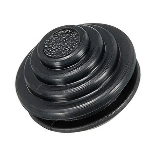 6pcs Rubber Grommet Mount Hole 12mm Conical for Wire Protection - Black ...