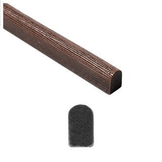 Oak Textured Metal Pencil Tile Oil Rubbed Bronze 3/8"x12" ( Set of 5 ...