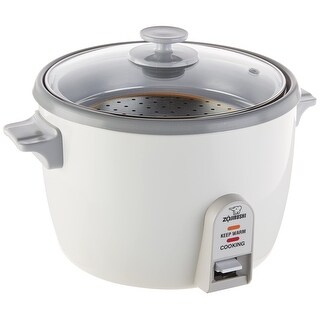 10-Cup (Uncooked) Rice Cooker, Small Rice Cooker, White - Bed Bath ...