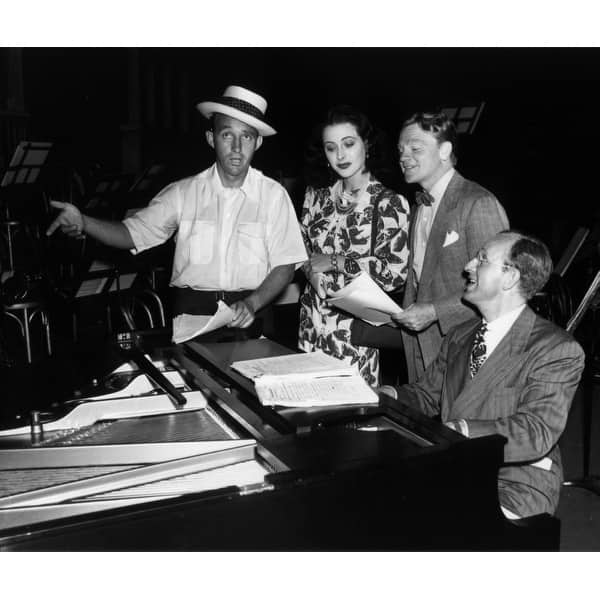 Bing Crosby Hedy Lamarr James Cagney and Kay Kyser Photo Print - Bed ...