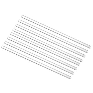 3.3 Borosilicate Glass Stick 7mm Dia Stir Rod Mixing Tools 8Pcs - Clear ...