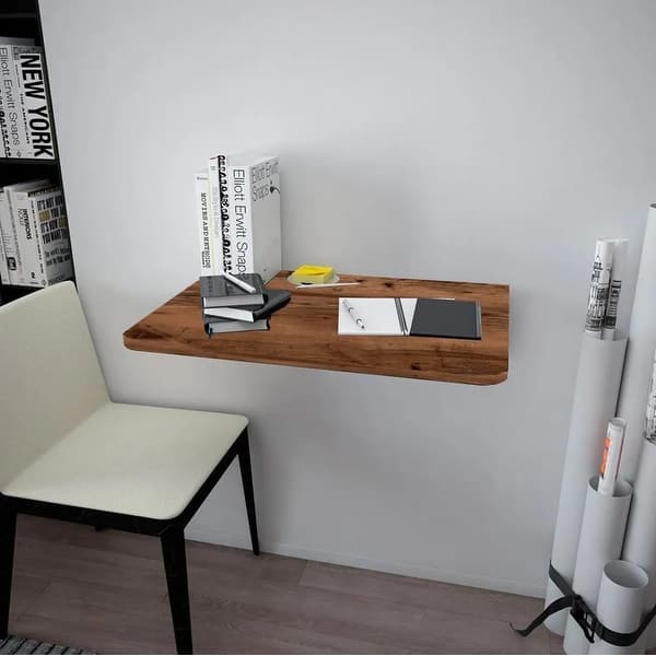 space saving wall mounted desk