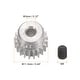 Step Spur Gear 3mm Inner Hole Gear 21T Mod 0.5 Aluminum Alloy Motor ...