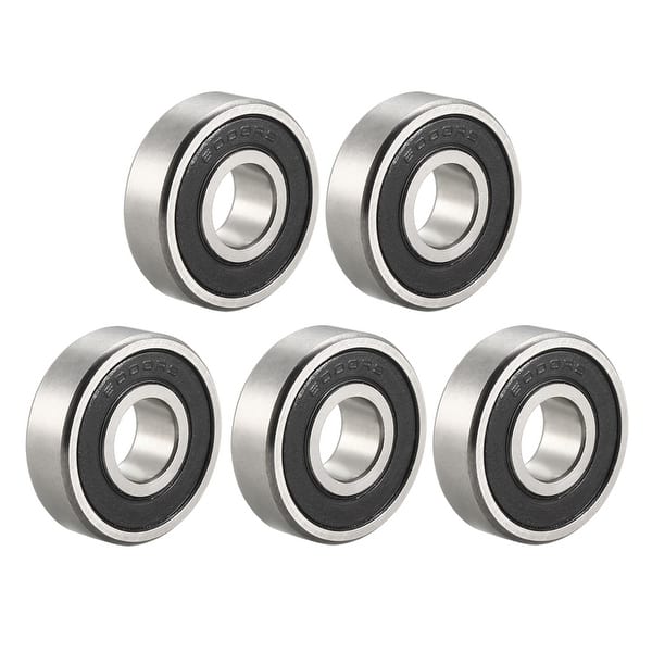 6000-2RS Deep Groove Ball Bearing 10x26x8mm Double Sealed Chrome Bearings 5pcs - Bed Bath ...