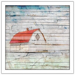 "Wood Barn (Square)" Print on Acrylic - Bed Bath & Beyond - 36560101