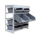 King's Rack Bin Rack Boltless Steel Storage System Organizer w/ 8 ...