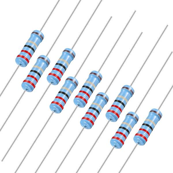 100pcs Metal Film Resistors 22 Ohm 3W 1%Tolerances 5 Color Bands - Muti ...