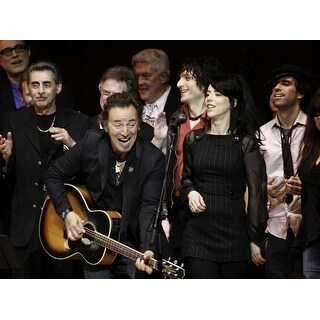 Bruce Springsteen and friends on stage at Carnegie Hall Photo Print ...