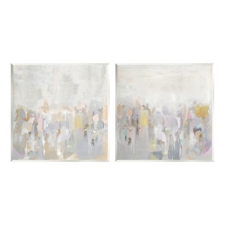 Stupell Subtle Neutral Abstraction Wall Plaque Art Design By Rachel ...