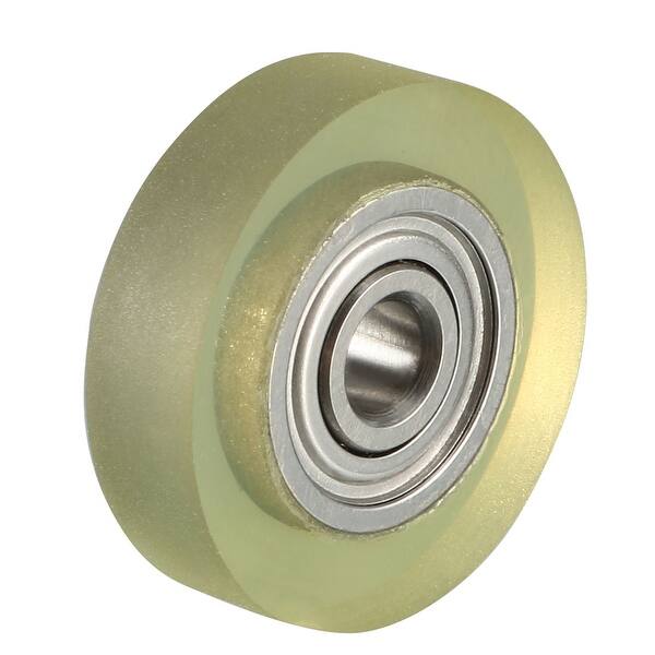2pcs Roller Idler Bearing Pulley Sliding Conveyor Wheel Clear - Bed ...