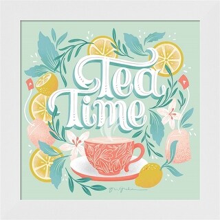 Gia Graham 'Tea Time V' Framed Art - Bed Bath & Beyond - 36591025