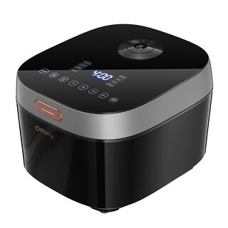 8 Cups (Uncooked) Rice Cooker, Smart Touch Panel, 24H Delay Timer, Auto ...