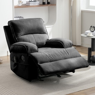 Mixoy Reclining Sofa Chair,Baby Velour Fabric Lazy Sofa Lift Oversized ...