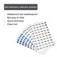 Number Sticker 121 to 180 Number Self Adhesive Reflective Label, Pack ...