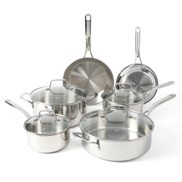 Martha Stewart Heathland Premium Nonstick PFA Free Ceramic Interior 10 ...