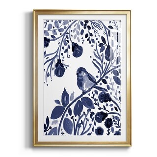 Indigo Song II Premium Framed Print - Ready to Hang - Bed Bath & Beyond ...