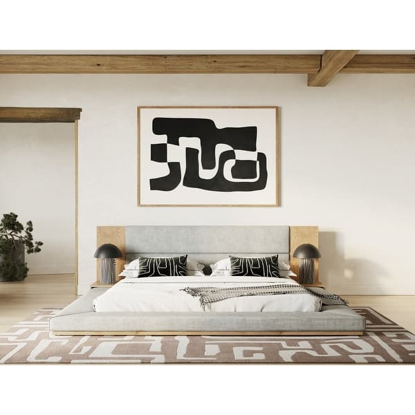 Nova Domus Jagger Modern Natural Oak Bed - Bed Bath & Beyond - 42618703