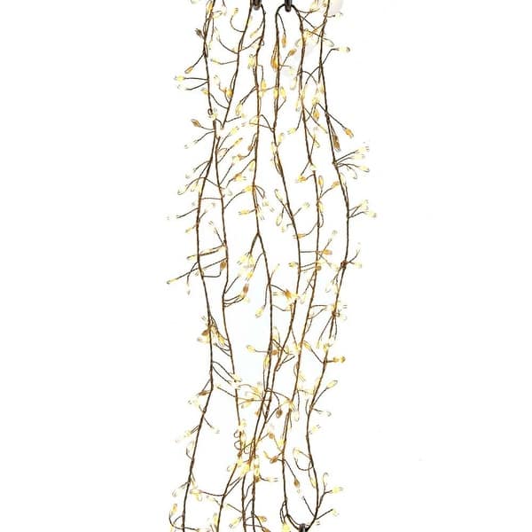Kurt Adler 300-Warm White Superbright Twinkle LED Cluster Light Set - N ...