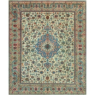 Noori Rug Fine Vintage Distressed Arlen Ivory/Beige Rug - 9'8" x 12'4 ...
